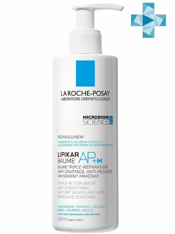 Бальзам для тела LA ROCHE-POSAY Lipikar Увлажняющий, Липикар АП+М, 400 мл