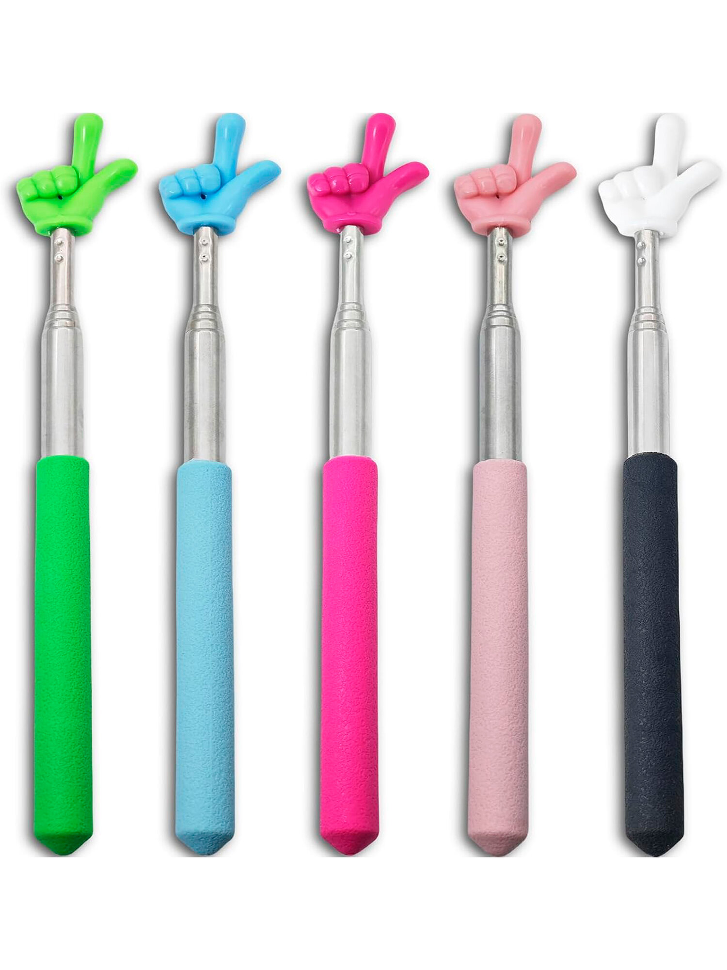 Телескопическая указка с пальцем 5шт.