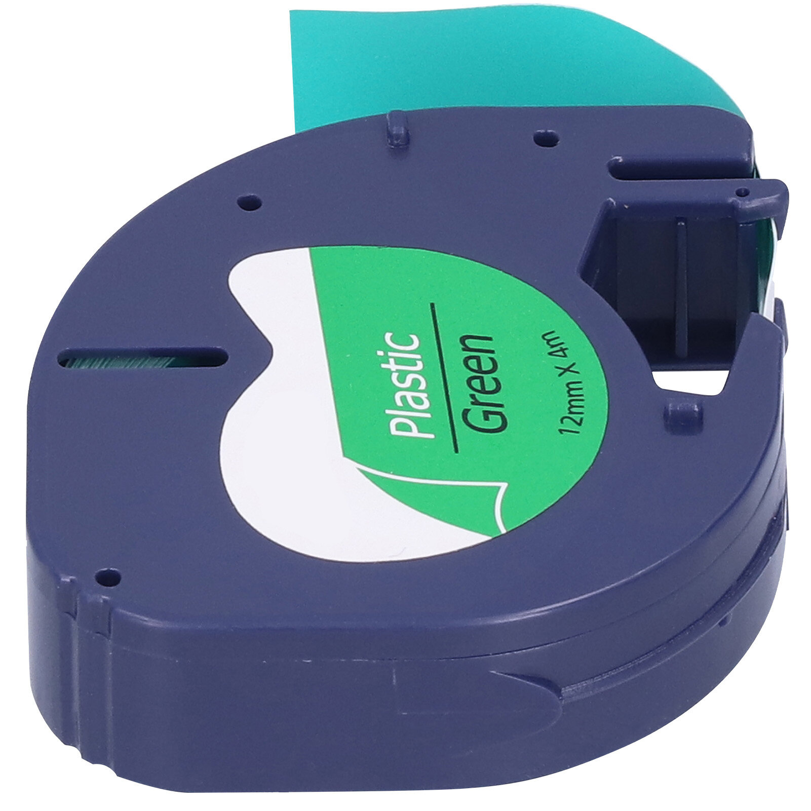 Замена маркировки ленты для Dymo letratag машины ленты Diy Print Accessories12mm x 4meterblack буква на зеленом 91204