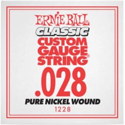 Струна для акустической и электрогитары .028 Ernie Ball 1228