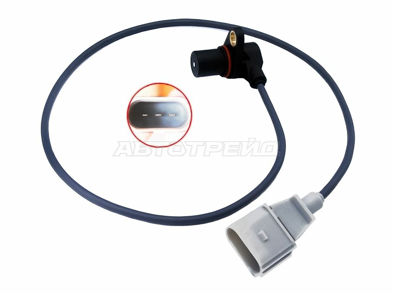 Датчик положения коленвала для Шкода Октавия, Фольксваген Гольф 4motion, Джетта, Пассат арт ST1930002 SAT