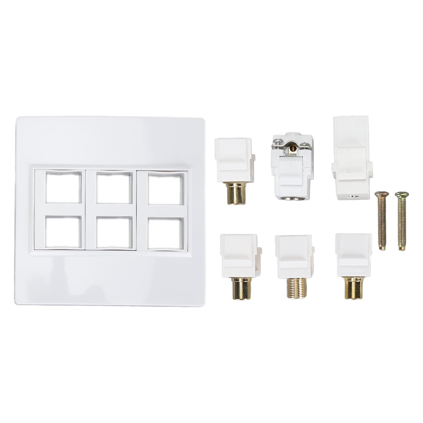 Мультимедийнаянастеннаяпанель3,5ммF-типадлятелевизора9,5дюймов,3RCAAV-разъемадляТВ-приставки, коаксиальногокабеляирадио.