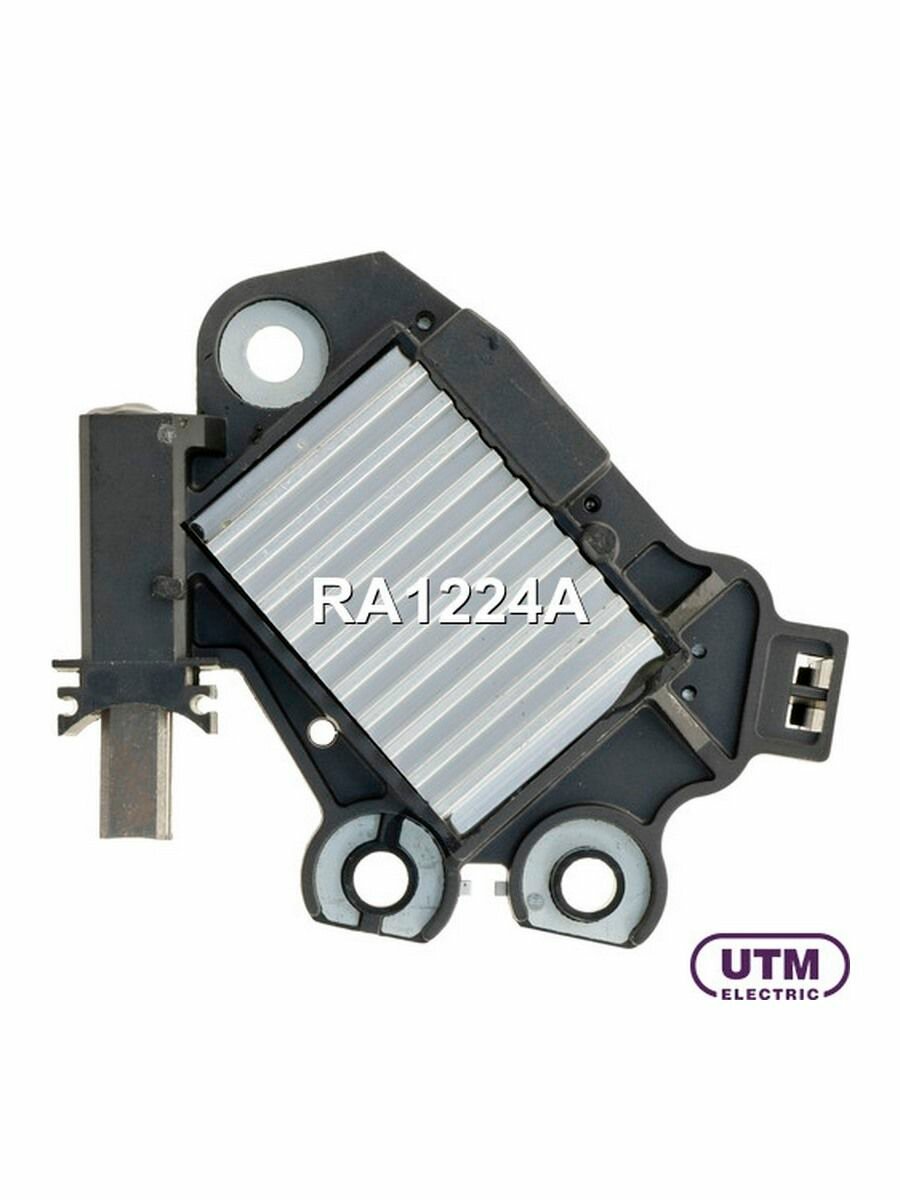 Регулятор генератора UTM RA1224A, для Hyundai/Kia, металл, пластик, черный