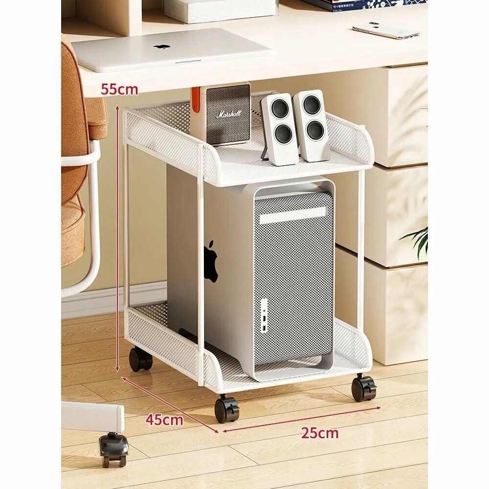 Кронштейн для центрального процессора компьютера с колесиками, обеспечивающий высокую несущую способность