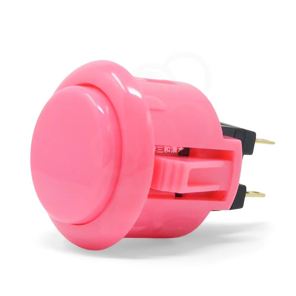 SANWA OBSF-24 Кнопка для игрового джойстика Розовый, Розовый
