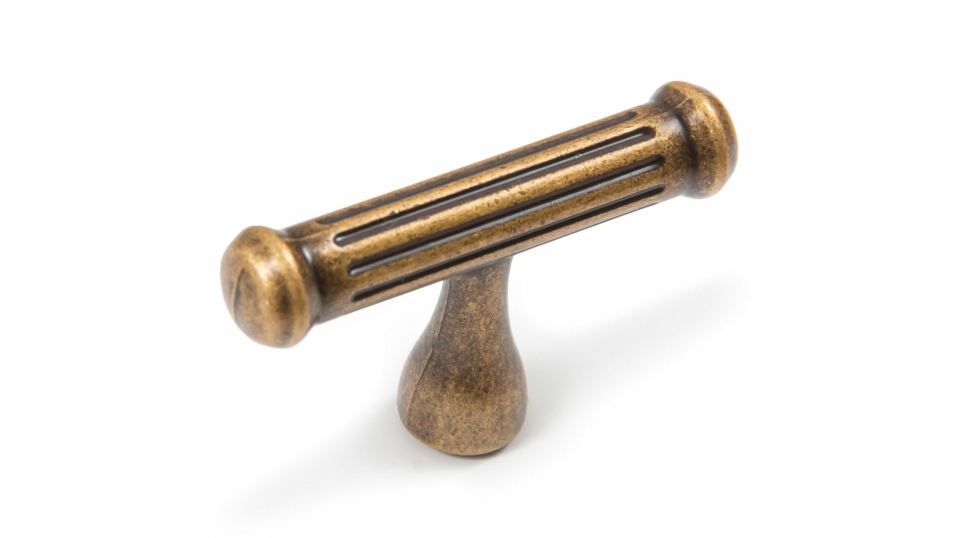 Мебельная ручка RIGATA RC531MAB.1, матовая старинная латунь