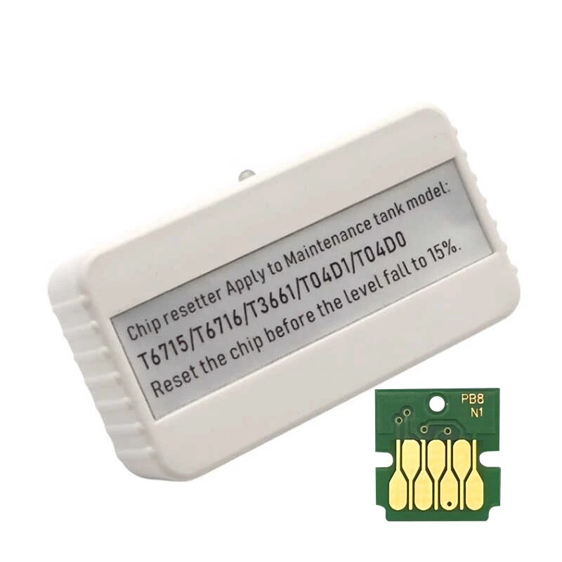 Устройство сброса T6716 для Epson WF-C5710 C5790 WFC5290 W-C5210 Чип декодирования коробки обслуживания