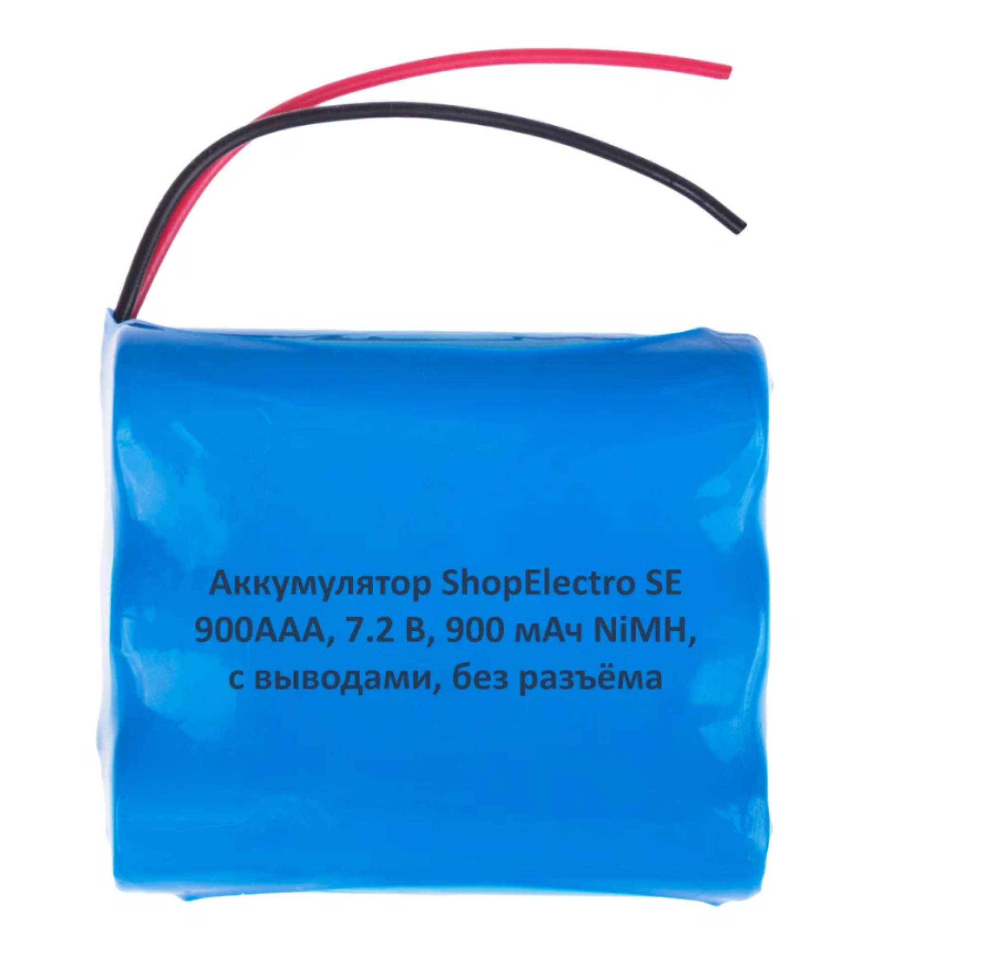 Аккумулятор ShopElectro SE 900ААА, 7.2 В, 900 мАч/ 7.2 V, 900 mAh, NiMH, с выводами, без разъёма (2)