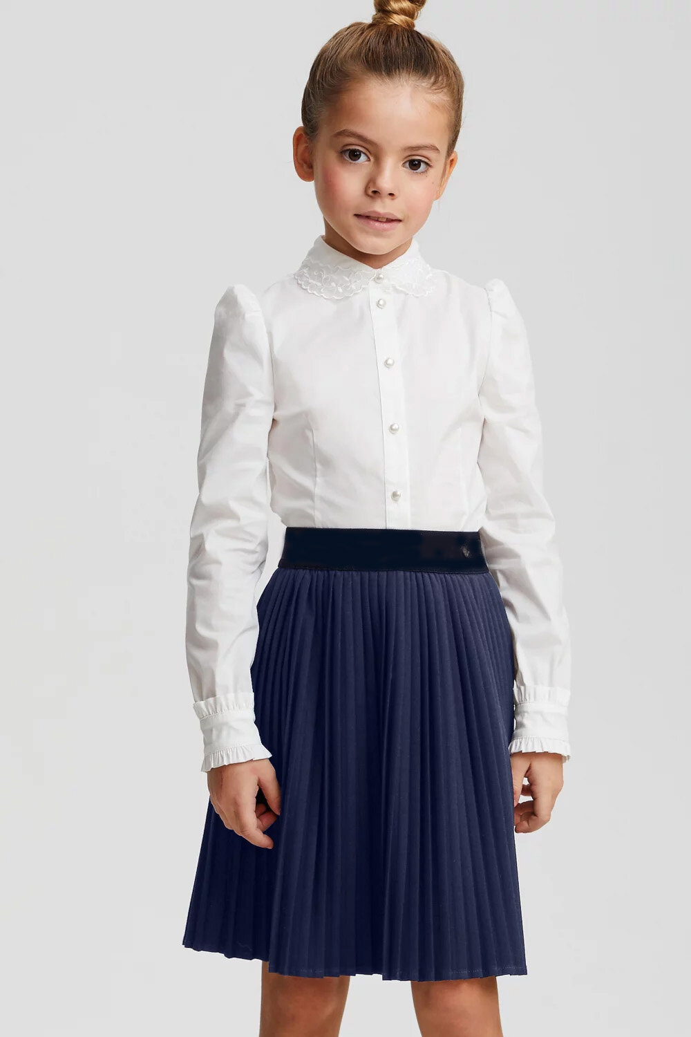Школьная юбка плиссе