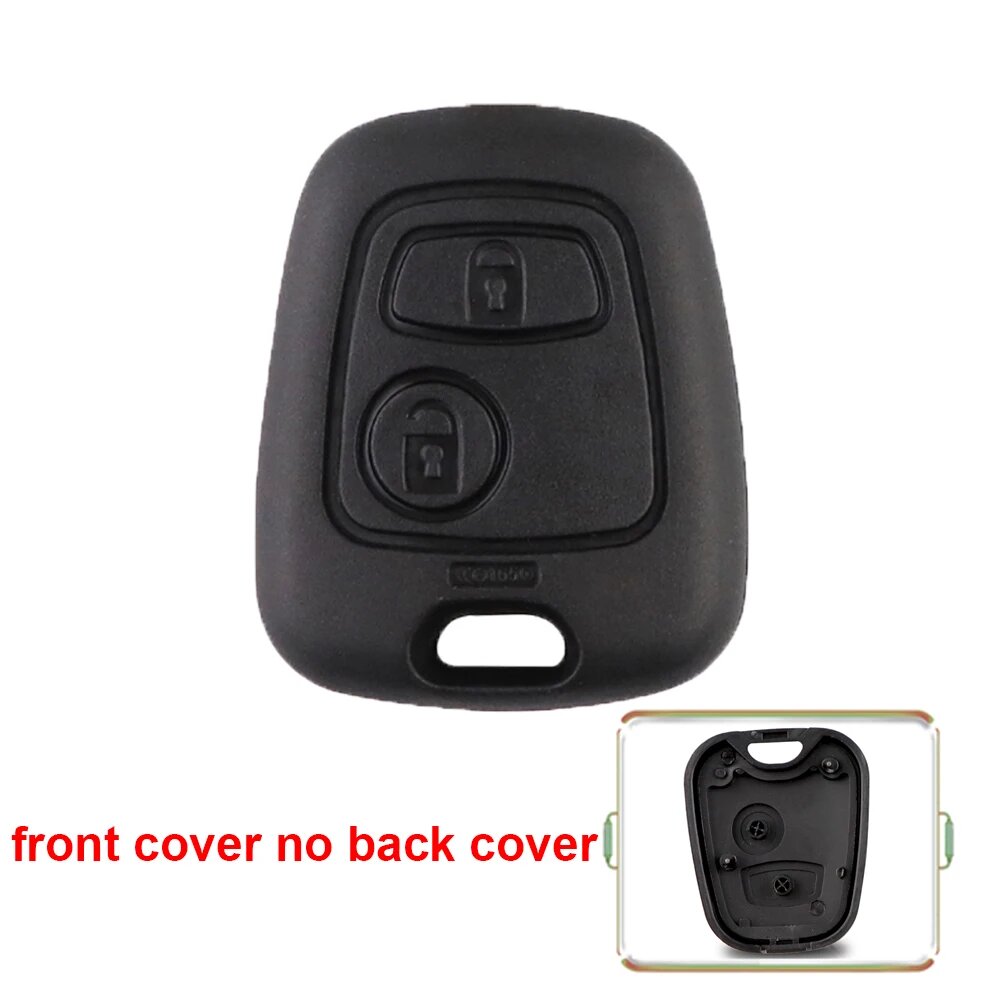 Корпус дистанционного ключа автомобиля для Citroen C1 C2 C3 C4 Saxo Xsara Picasso Berlingo для Peugeot 106 107 307 206 207 306 406 407 без логотипа