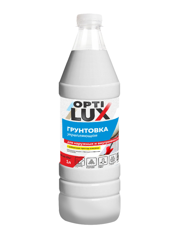 Грунтовка укрепляющая Optilux - 1 кг.
