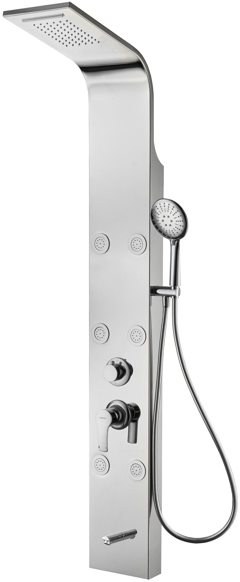 Душевая панель Aquanet AP40-01 Galaxy Shine с изливом, с верхним водопадом, 6 г/м форс 00237436