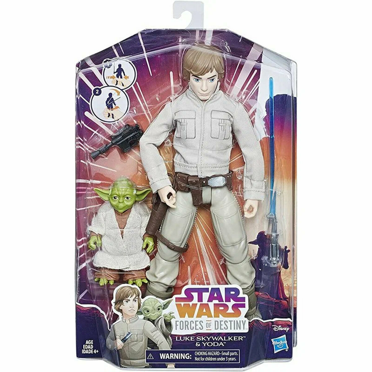 Hasbro Disney Star Wars Forces of Destiny Luke Skywalker / Детский коллекционный набор кукол Звездные войны