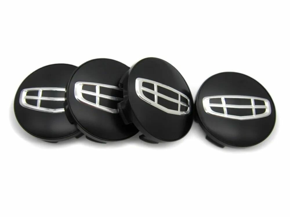 Колпачки, заглушки на литые диски СКАД Geely 56/51/12 мм, комплект 4 шт.