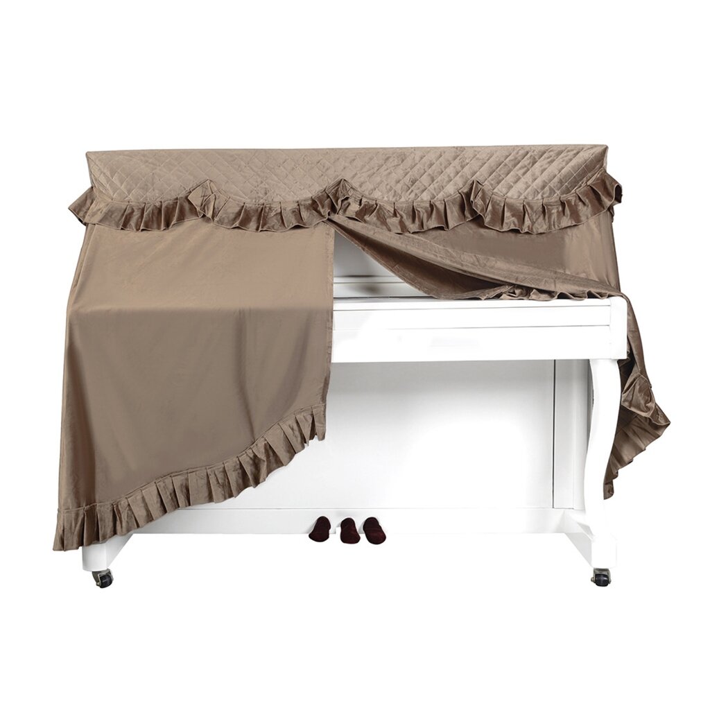 Пылезащитный чехол для пианино с 88 клавишами, полностью покрытый голландским бархатом, утолщенный