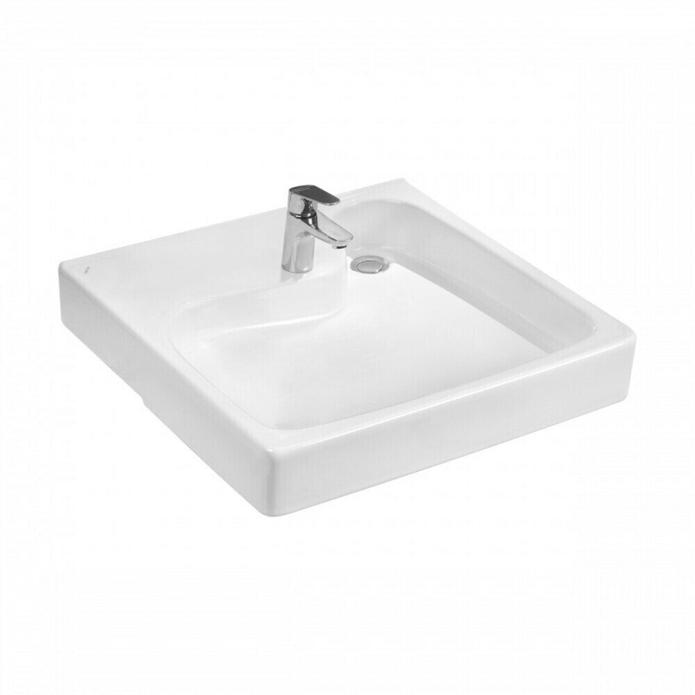 Раковина на стиральную машину Santek Клио с кронштейнами белая (1. WH50.1.780)