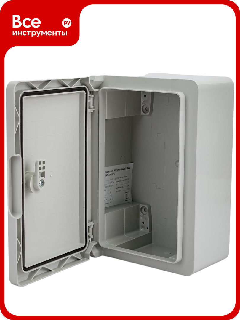Щит ЭРА ЩМП-П 300х200х130, УХЛ1 IP65 IK10, пластиковый Б0052362