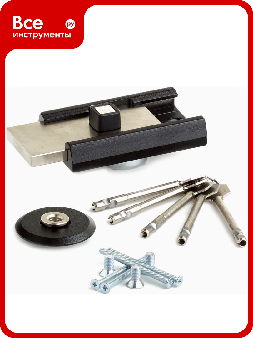 Накладной замок Поливектор "Барьер-4Р" длина ключа 80 мм 2133