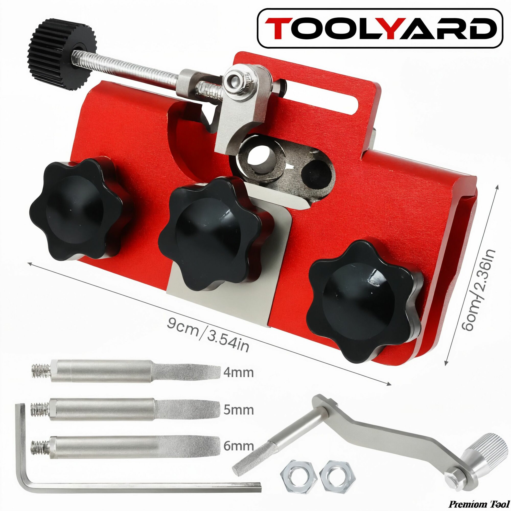 Точилка TOOLYARD, для цепных и бензопил, с алмазным напылением, ручная