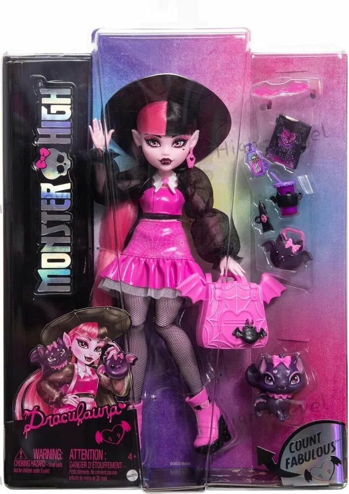 Кукла Monster High Поколение 3 Дракулаура, Draculaura, вампир, переиздание
