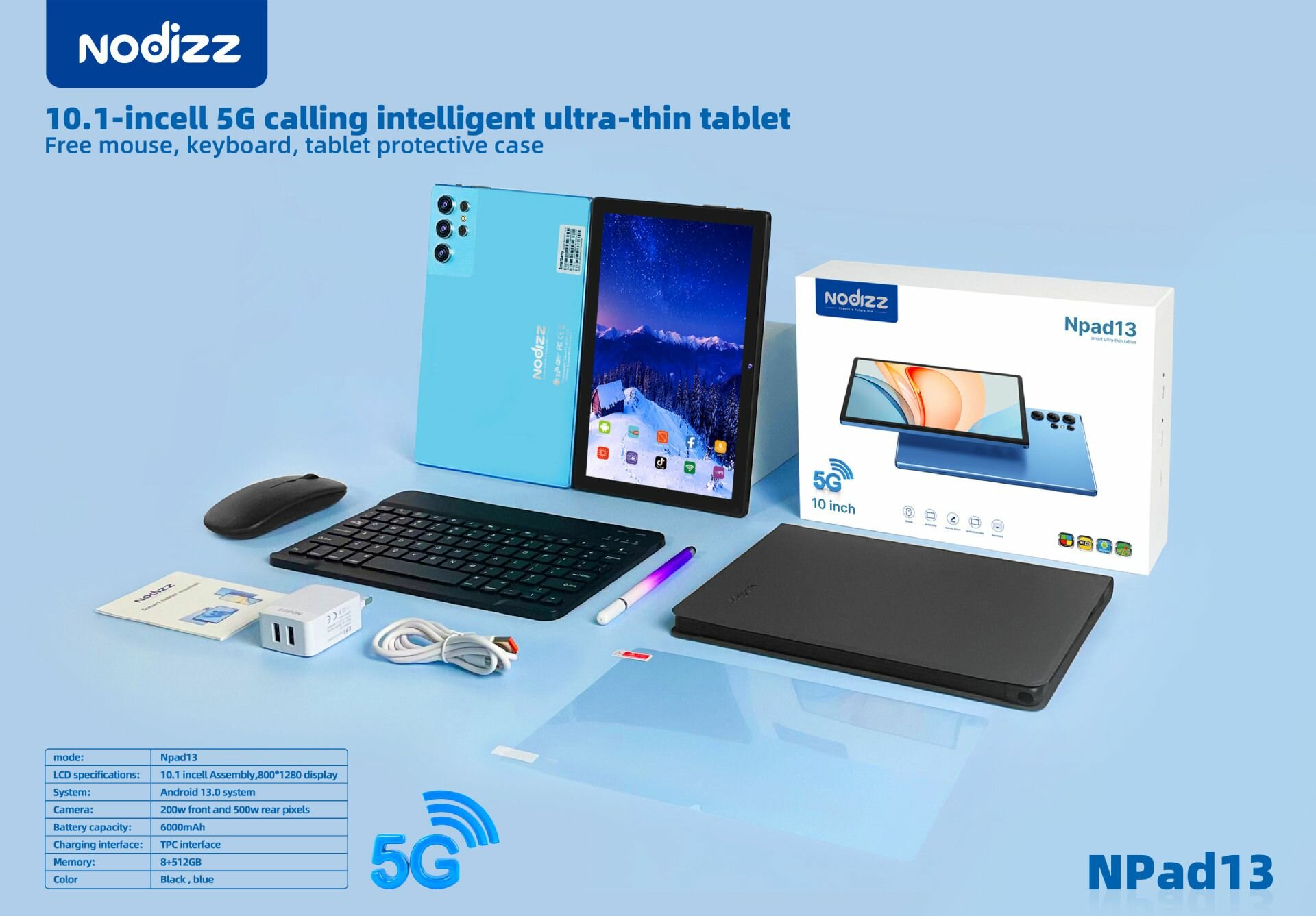 Планшетный компьютер Npad13 12G+512GB
