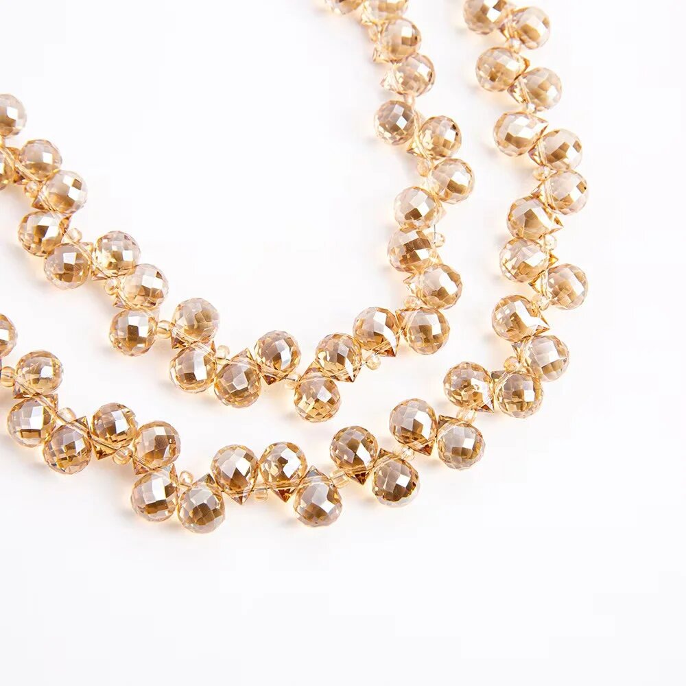 Стеклянные бусины клубничные 8x9 мм 8MM 50PCS, 3