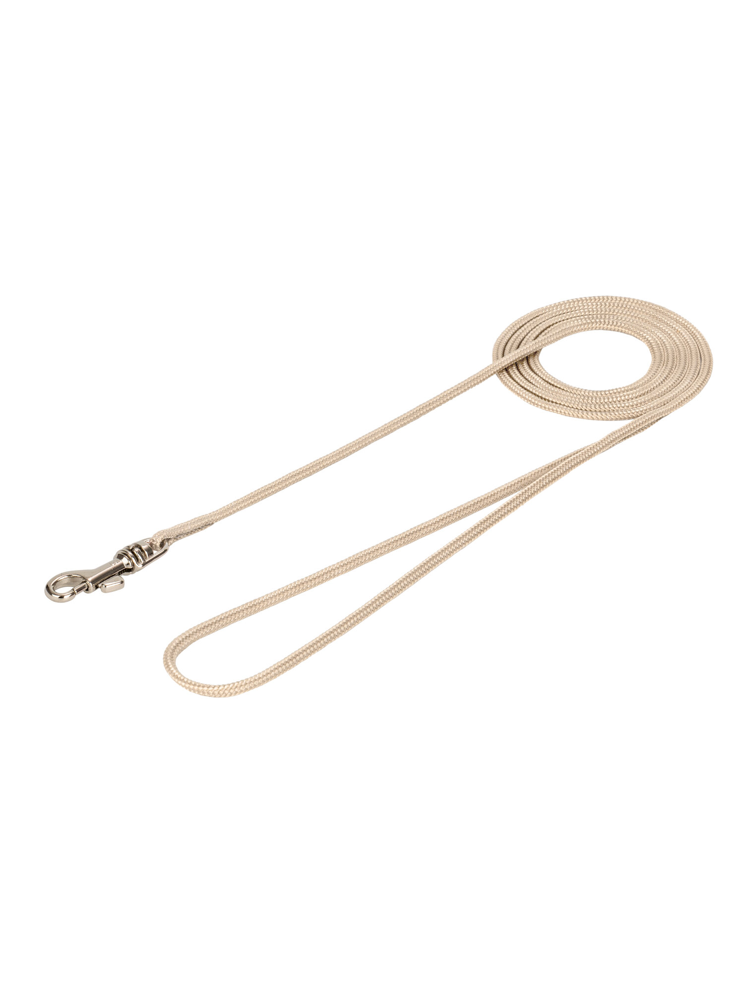 Поводок для собак с карабином ZooOne круглый, ширина 3 мм, длина 120 см, слоновая кость, 73-5857