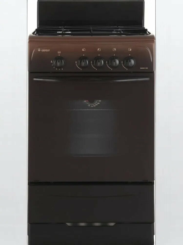 Газовая плита GEFEST 3200-08 К43, 4 конфорки, 42 л, коричневый