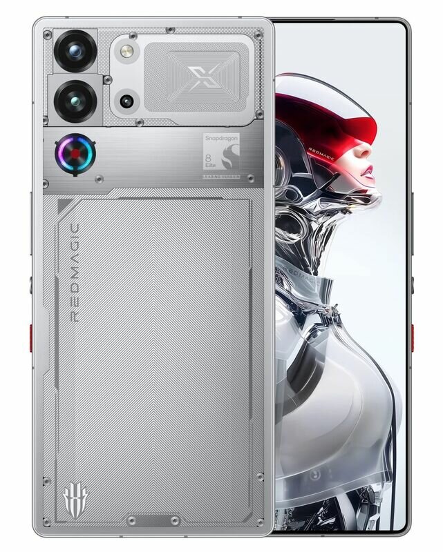 Nubia Смартфон Nubia RedMagic 10S Pro (Серебристый, 16 ГБ, 512 ГБ, Global, Dual nanoSim, Без Rustore)