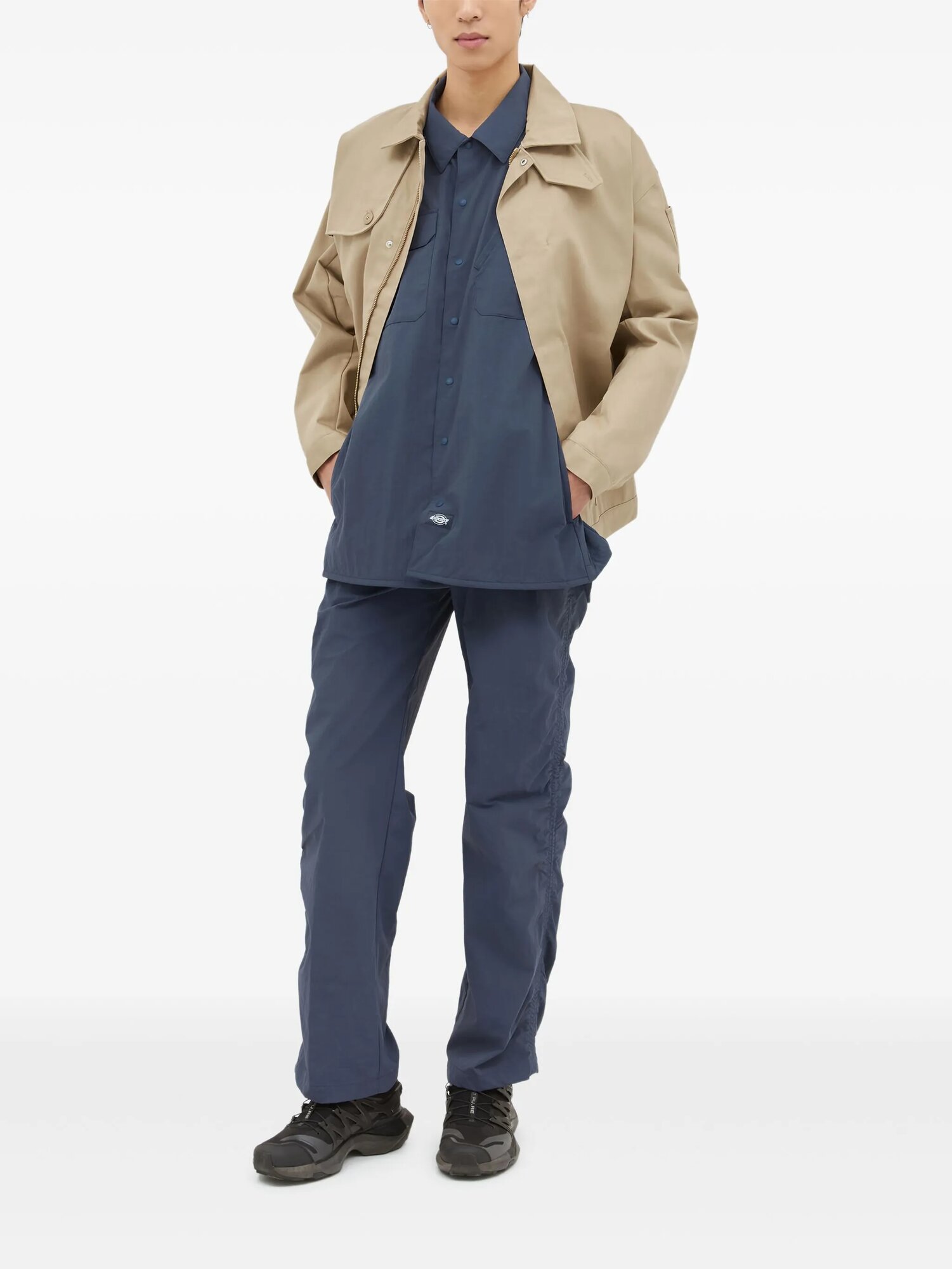 Рубашка Dickies, размер XS, синий — фото 1