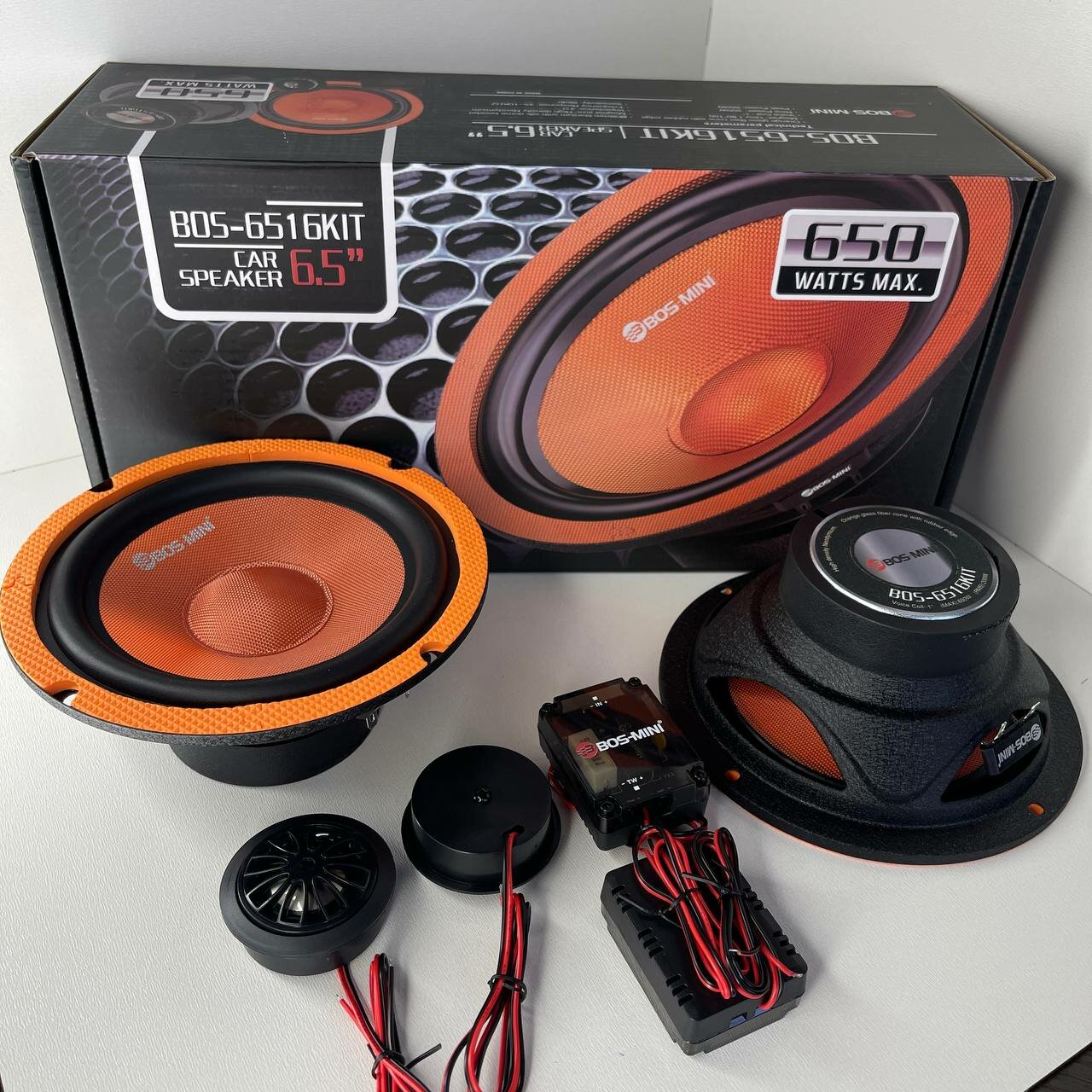 Автомобильные колонки BOS-mini Bos-6516KIT 650W