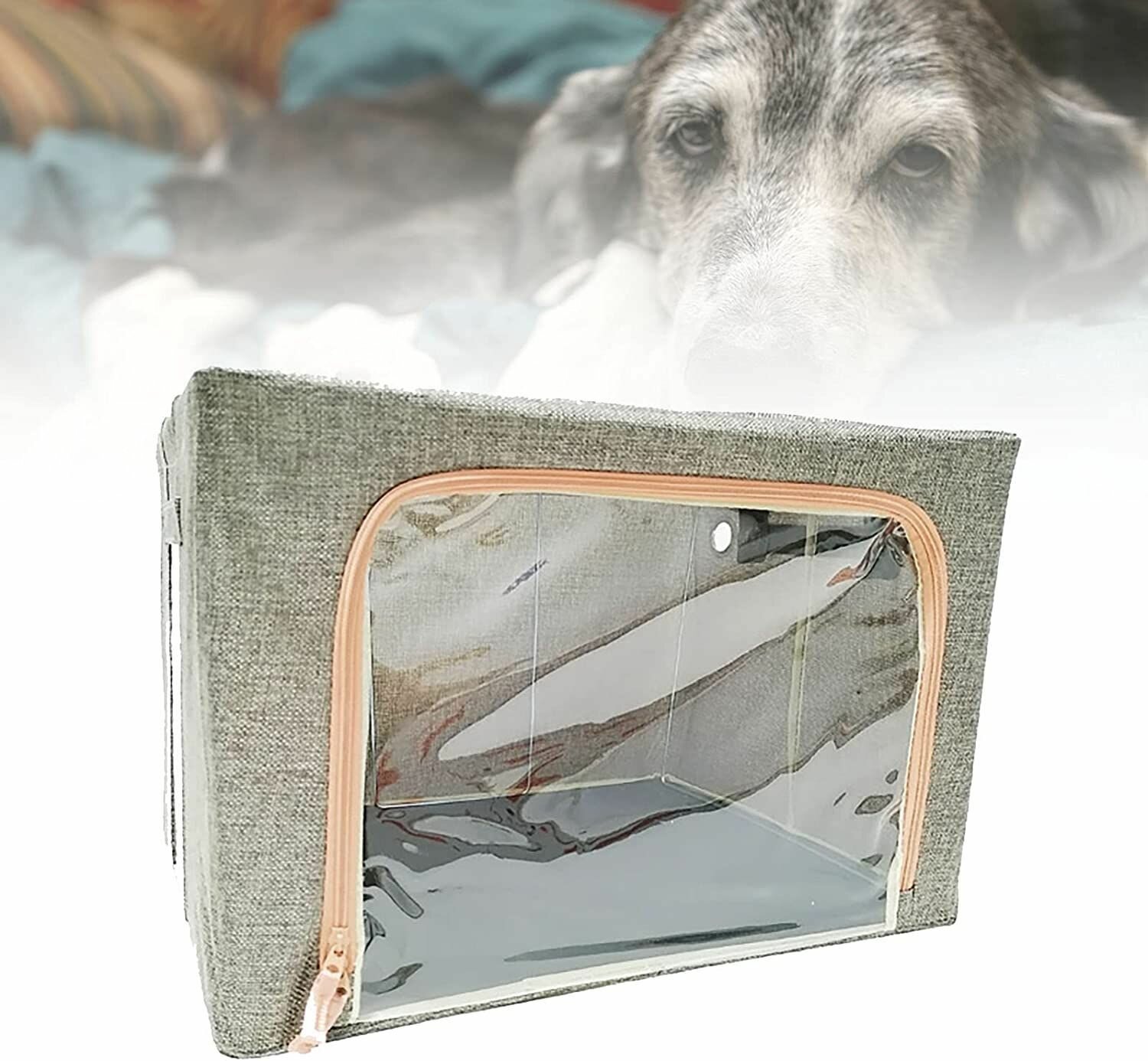 ВЕТ Камера оксигенации складная 500x400x330mm, Для лечения кашля у животных.