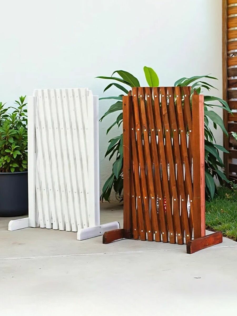 Садовый забор, для участков любой формы, Массив дерева Свободная растяжка. забор для собаки