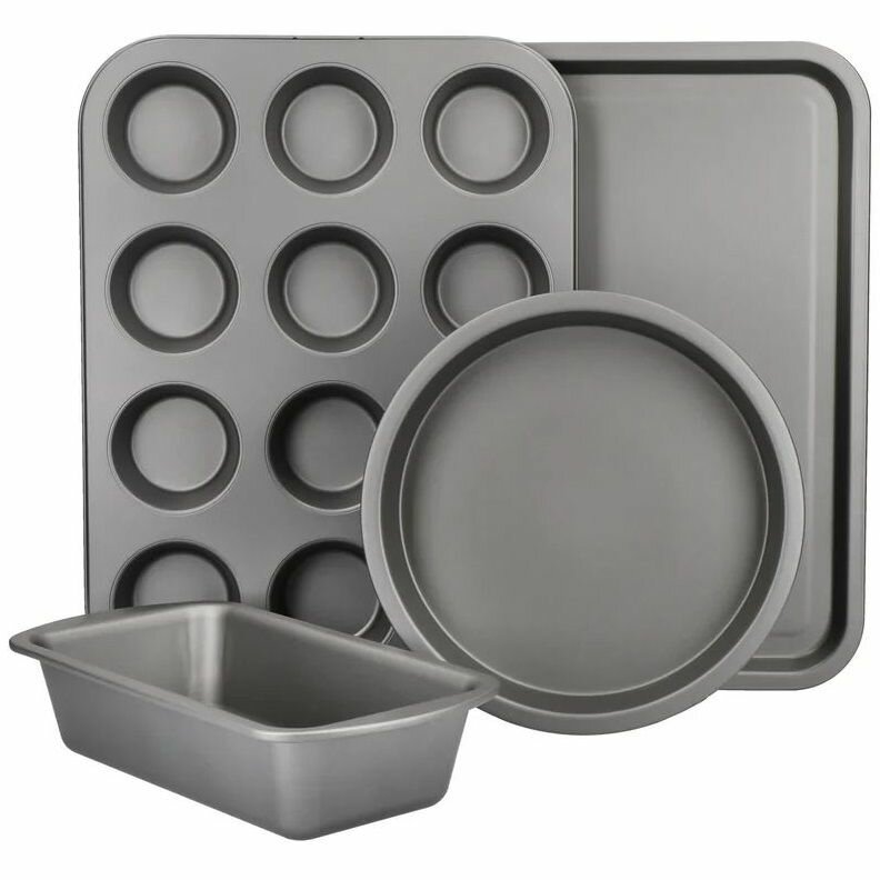 Набор форм для выпекания MasterClass Non-Stick Carbon Steel Bakeware Set KCBAKESET4PC