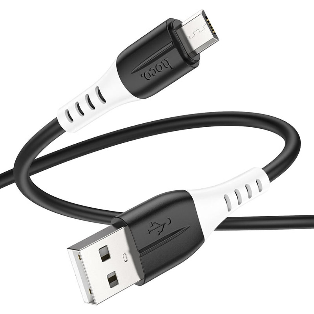 USB Кабель Micro, HOCO, X82, силиконовый, 1м, черный