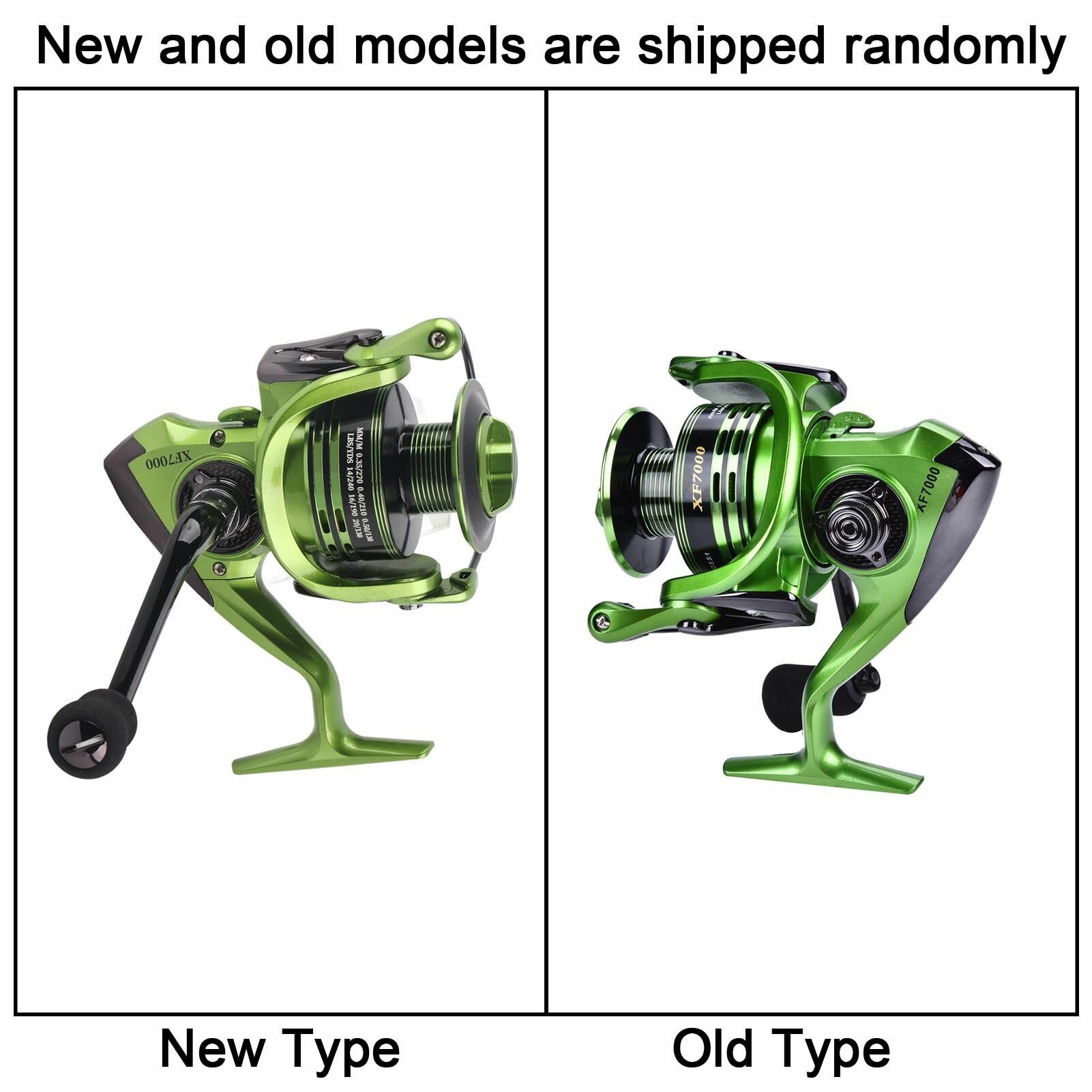 Металлическая сверхмощная легкая литейная спиннинговая рыболовная катушка для соли и пресной воды (#7000)