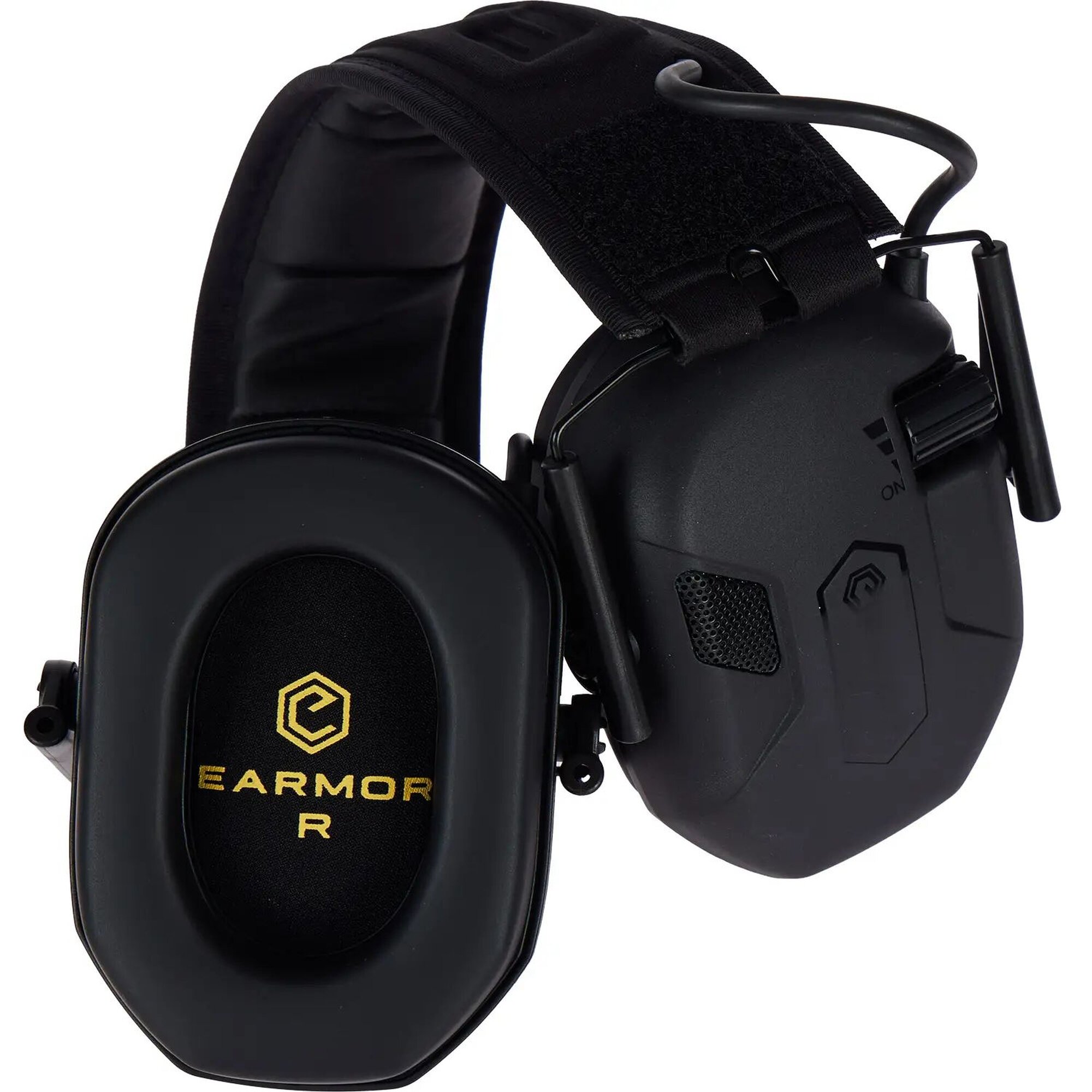 Стрелковые тактические наушники Earmor M300A черные / Наушники активные для стрельбы с шумоподавлением