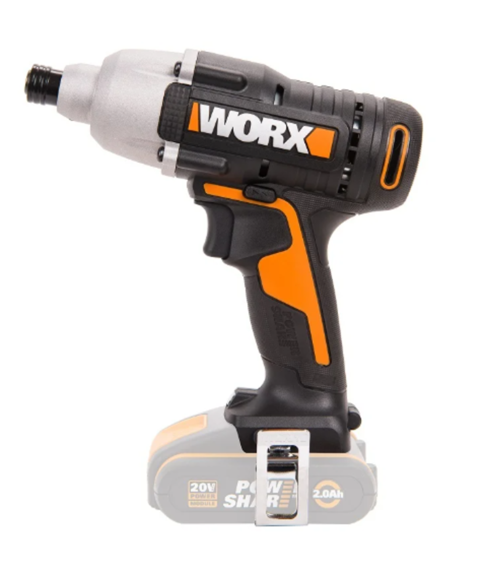 Шуруповерт импульсный ударный аккумуляторный WORX WX291.9, 20В, без АКБ и ЗУ