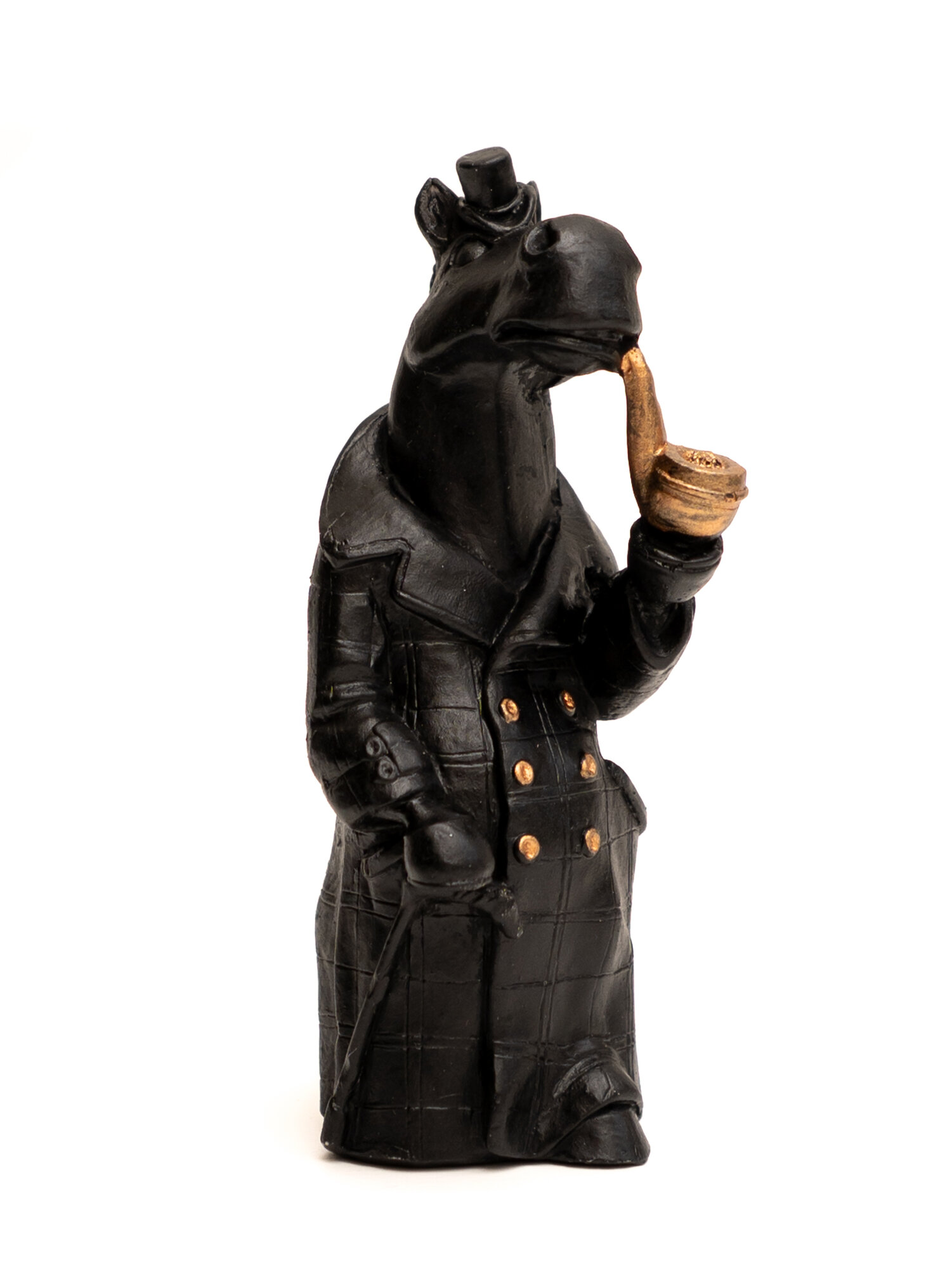 Статуэтка из гипса Конь в пальто Лошадь фигурка декоративная