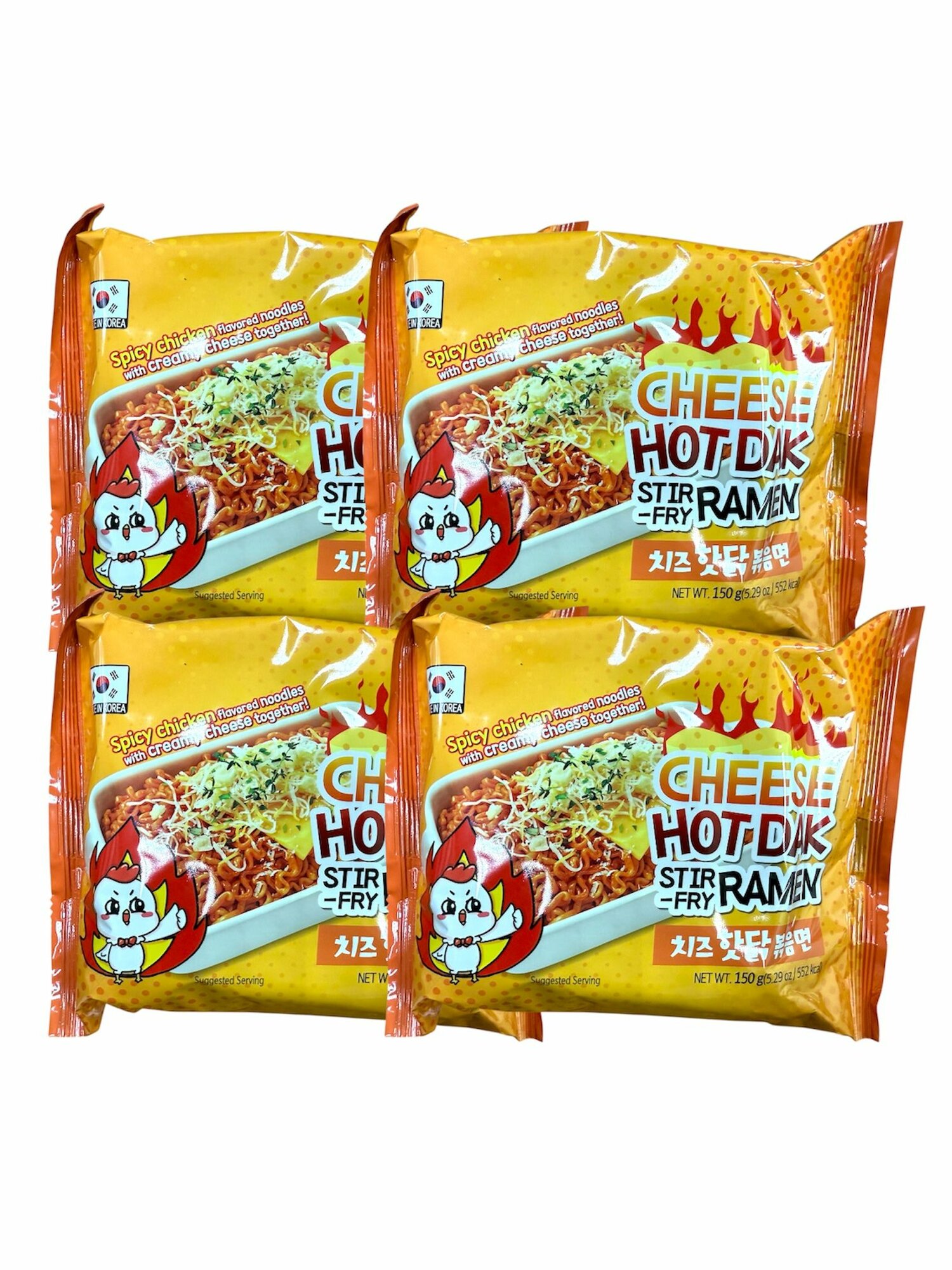 Migawon Cheese Hot Dak Лапша со вкусом сыра 4 х 150 гр