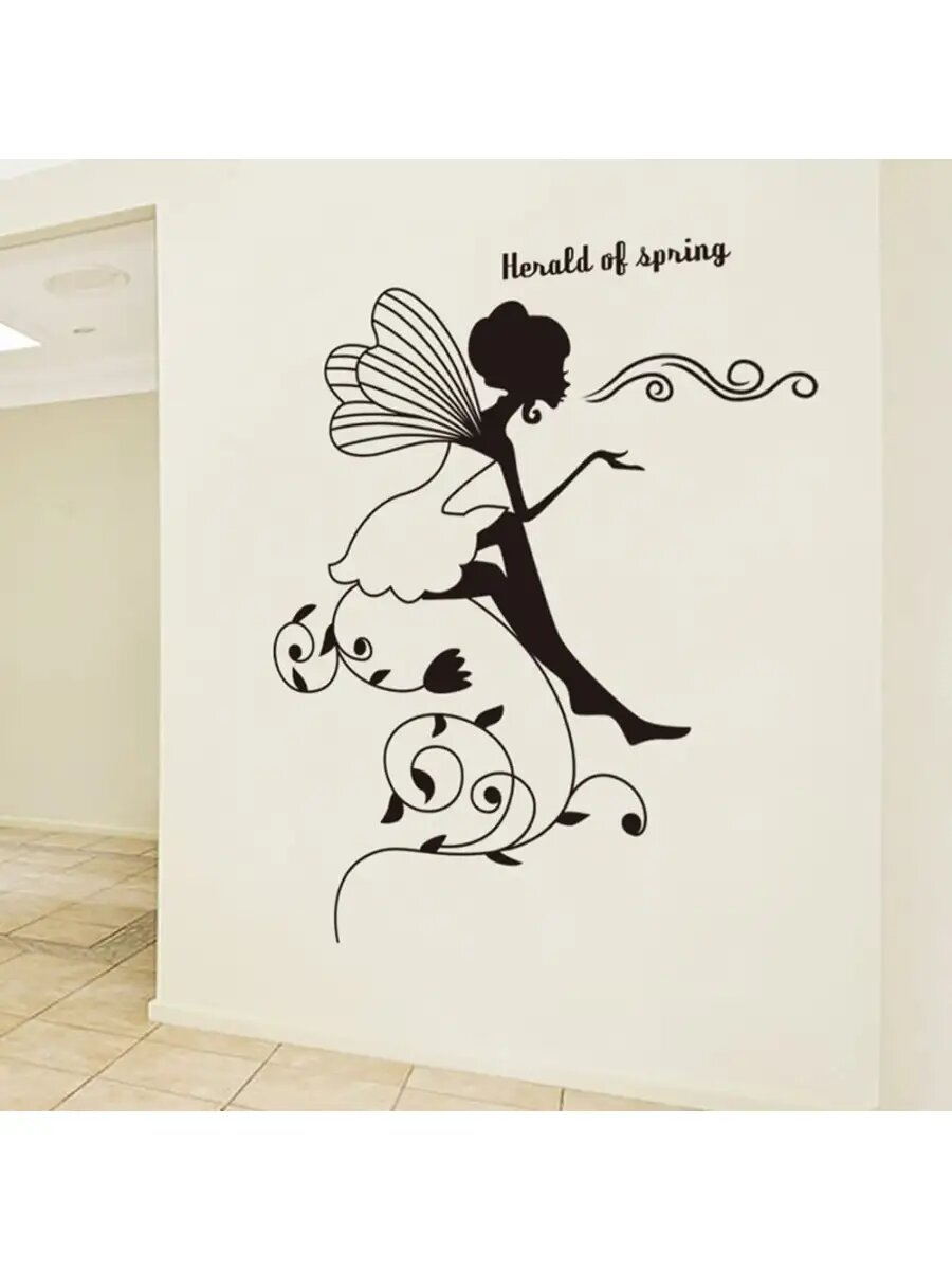 Наклейка на стену для декора интерьерная Herald of spring