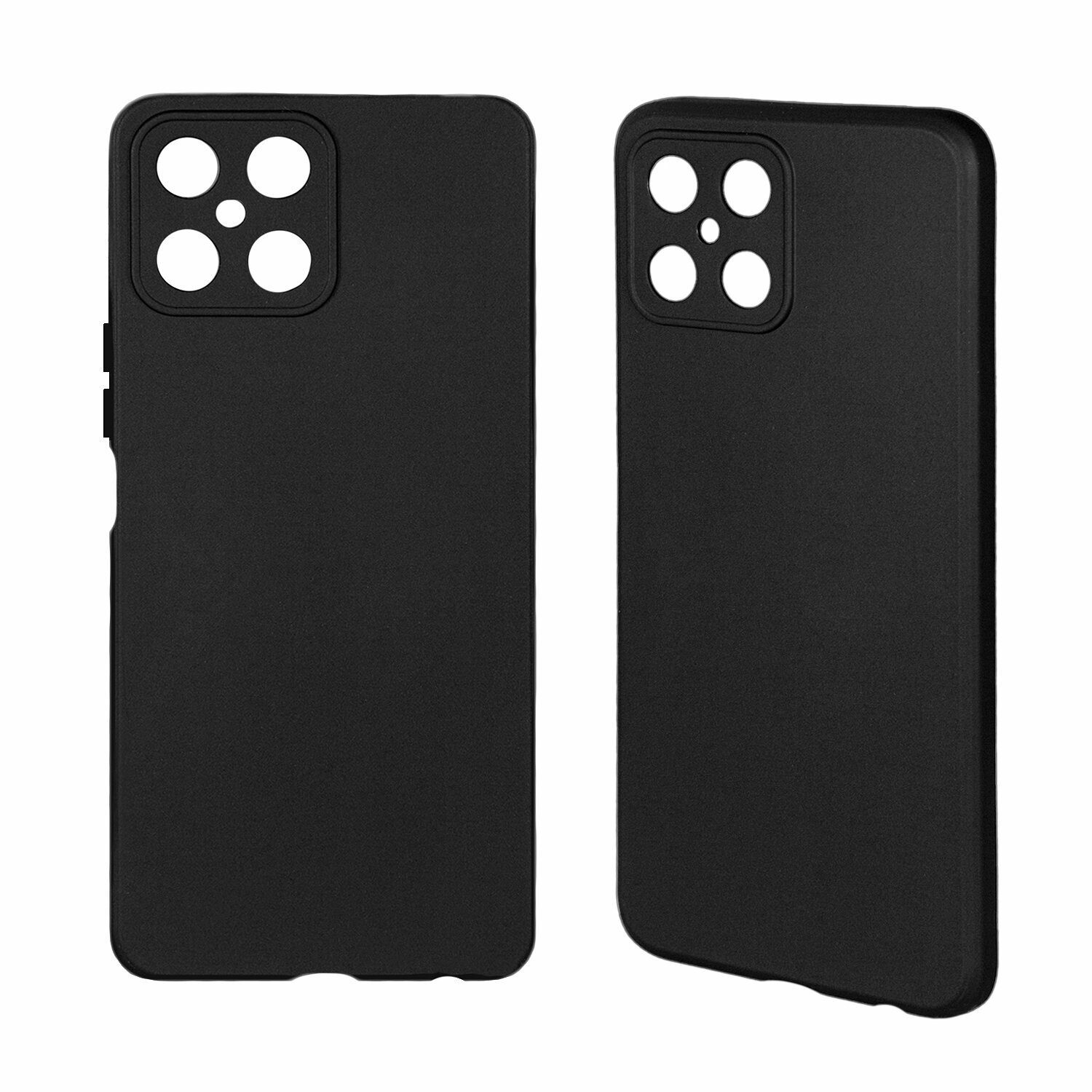 Защитный черный матовый чехол для Honor X8B . Противоударный чехол с защитой камеры (бампер/ накладка) для Хонор Х8В