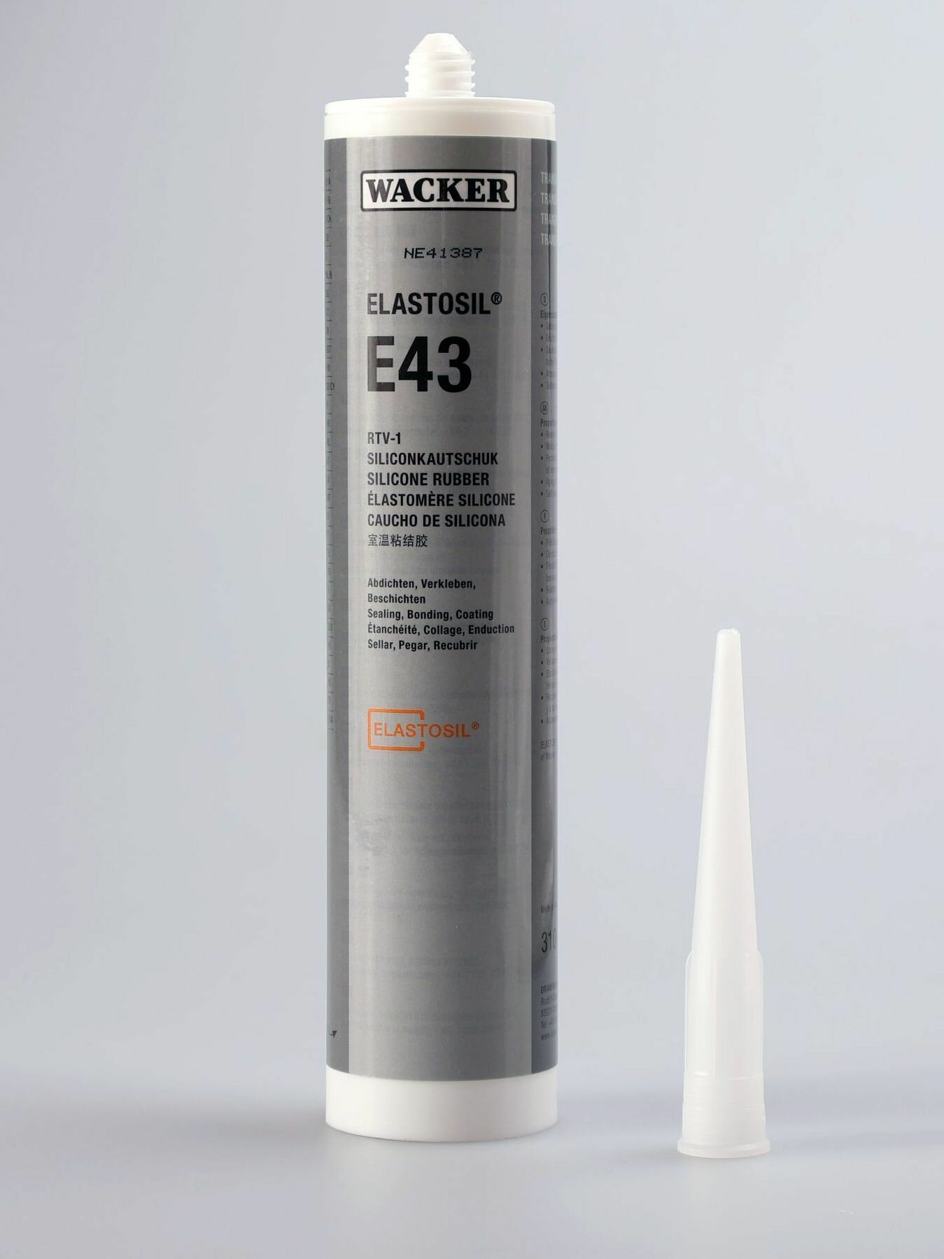 ELASTOSIL E43 многофункциональный силиконовый клей-герметик WACKER Эластосил Е43