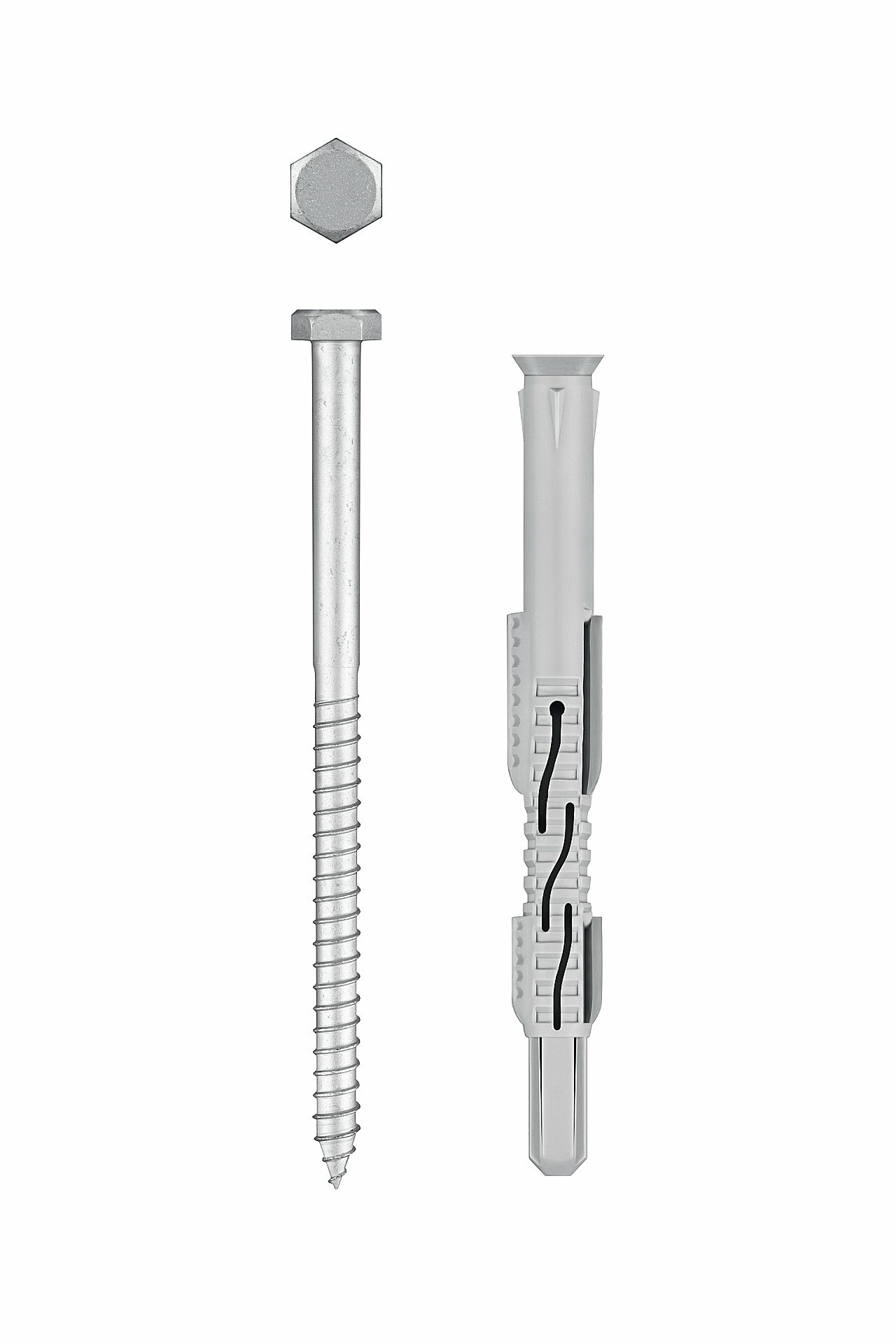 ЗУБР ФД-П 10 x 120 мм, фасадный дюбель, нейлон/цинк, 50 шт (301475-120)