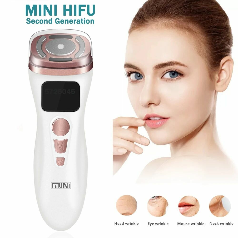 Ультразвуковой аппарат MINI Hifu 2,0, RF Fadiofrecuencia EMS, микротоковый лифтинг, продукт для ухода за кожей, подтяжка