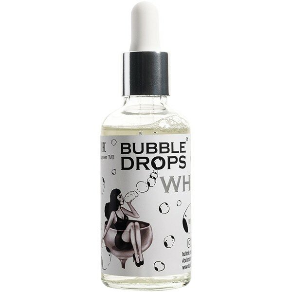Пенообразователь пищевой «Bubble Drops White», стекло, 50 мл (Bubble Drops)