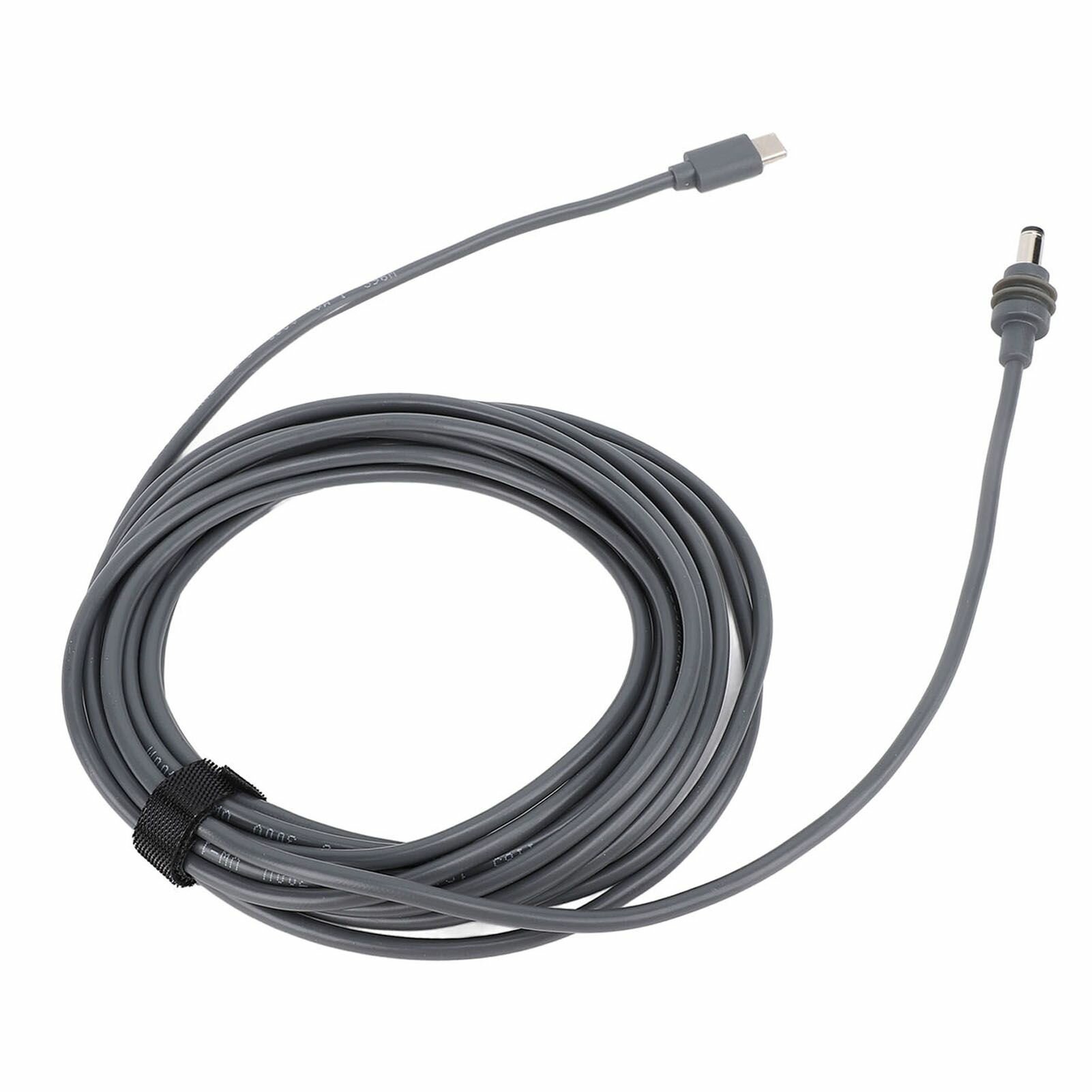 Кабель питания Type C to DC 100W, USB-C вход, водонепроницаемый, для блока 65W PD, 10м/32.8 футов