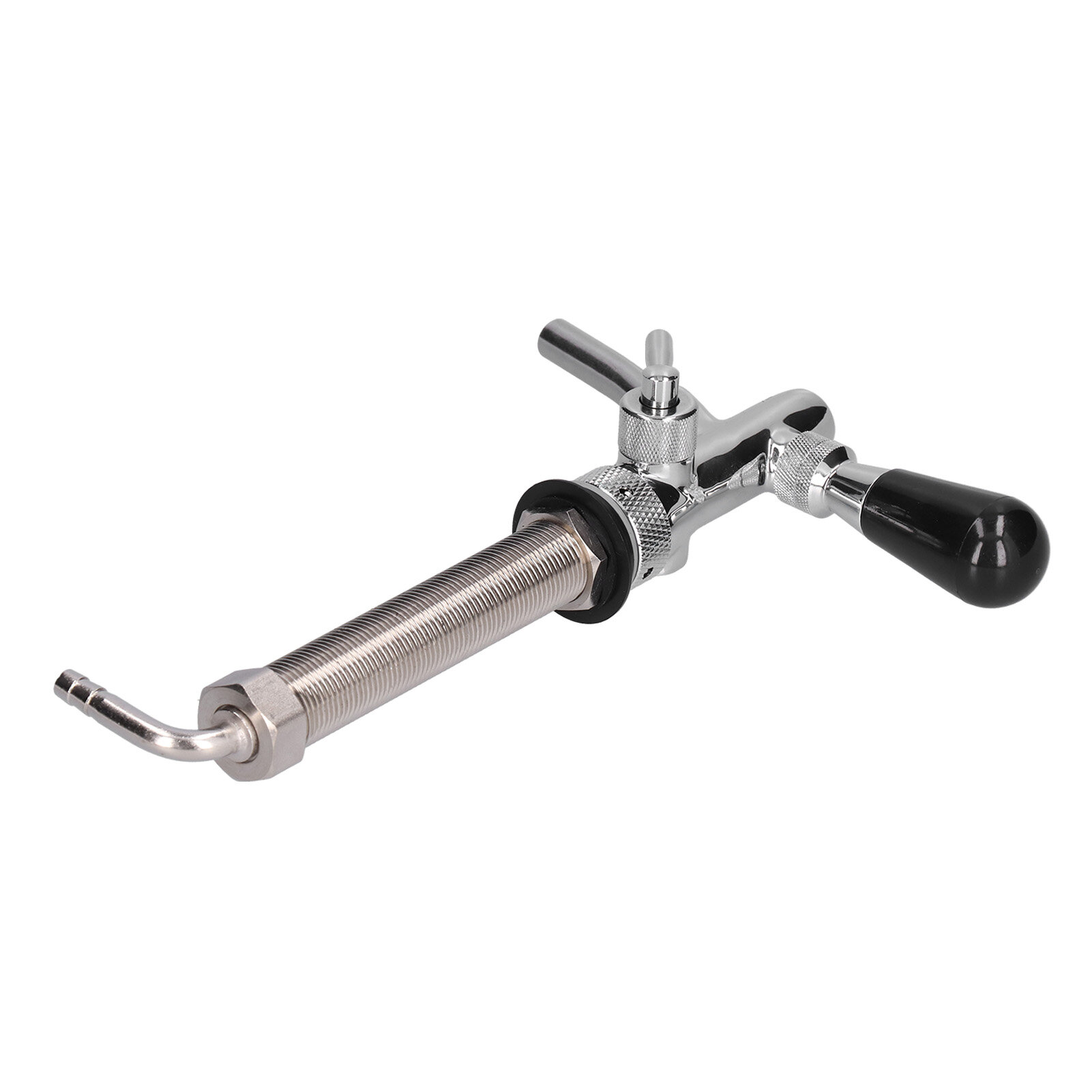 Сливочное пиво с регулируемым краном из нержавеющей стали с хромированным покрытием G5/8 для домашнего пивоварения, вес 958 г