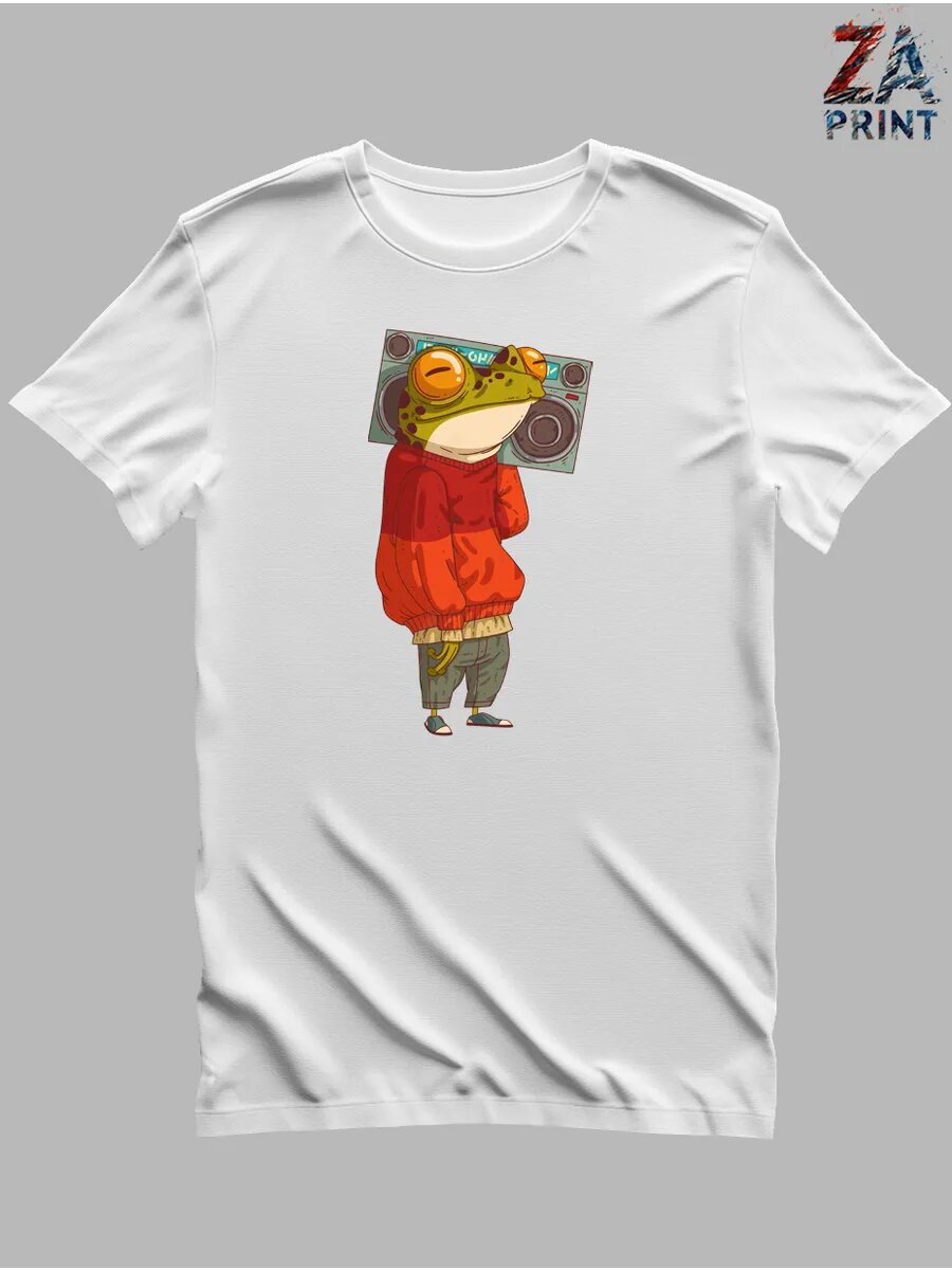 Футболка классическая с лягушка