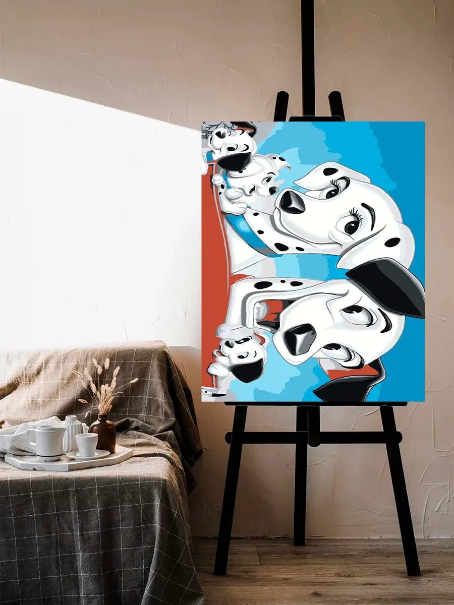 Картина по номерам 101 Далматинец Мультфильм Собака Животное